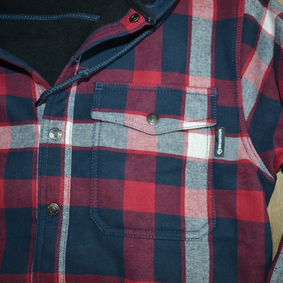 Wolverine | Shirts | New Mens Wolverine Flannel Hoodie Jacket Shirt ...